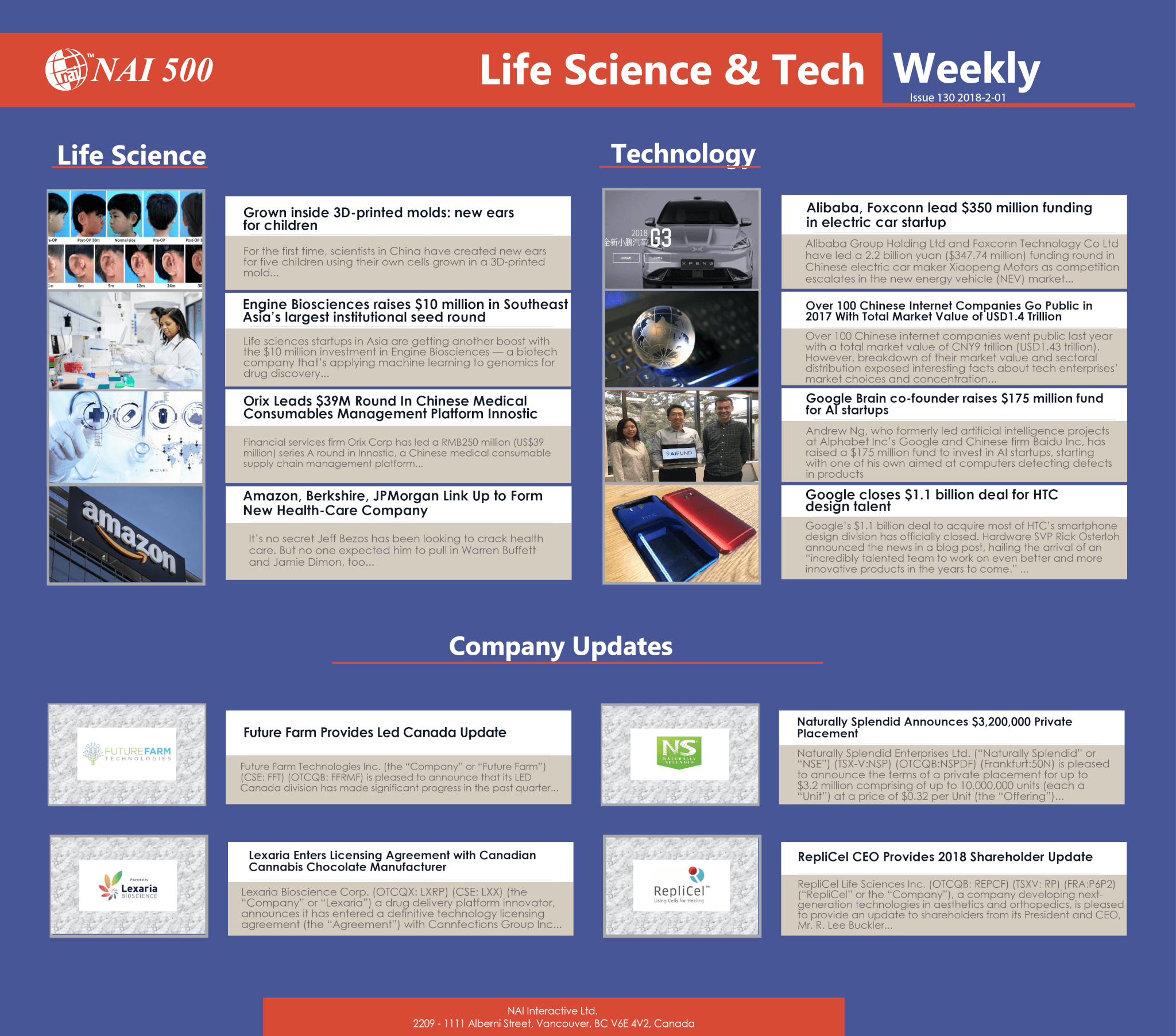 Life Science & Technology Weekly 130 – Grown inside 3D-printed molds ...
