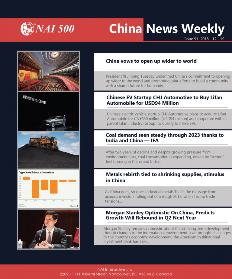 China News Weekly 91 - China vows to open up wider to world | NAI 500