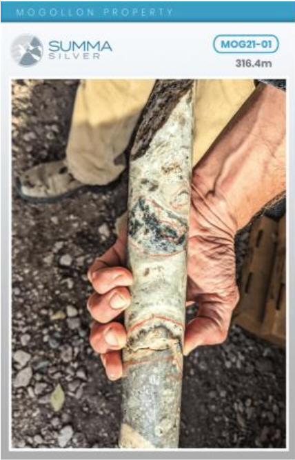 Summa Silver Intersects 50 Meter Vein Zone with Visible Mineralization ...