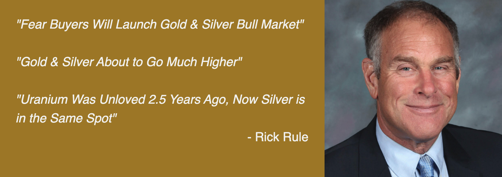 Hear Rick Rule help you to Navigate Resources Investments on February ...