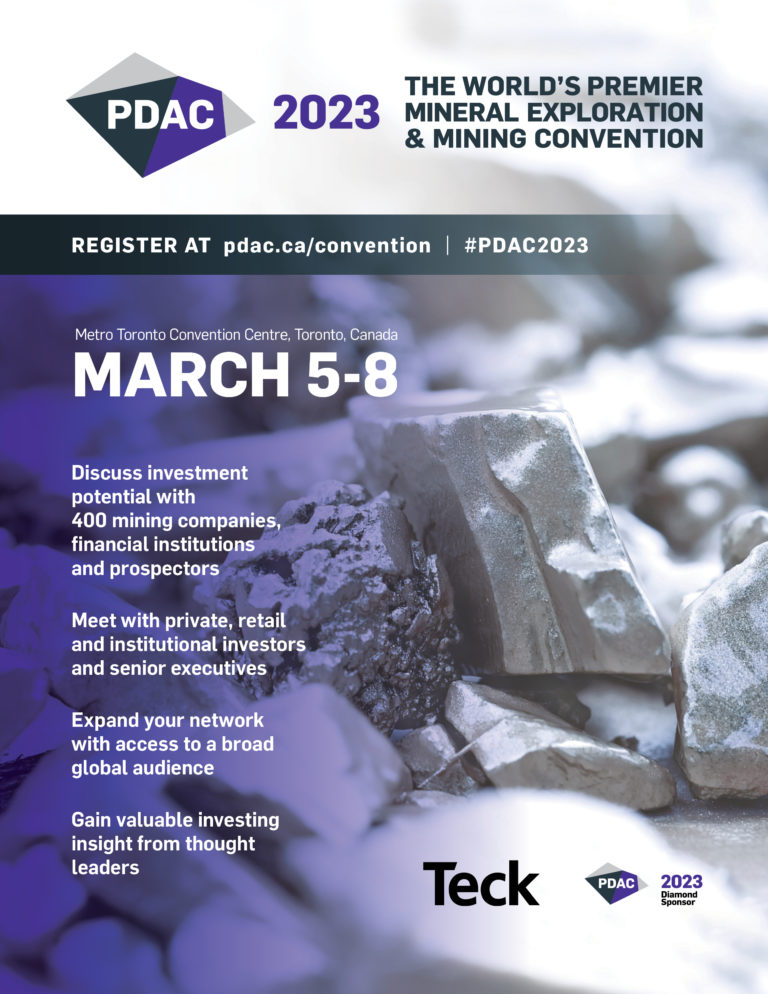 PDAC 2023 Convention – The World’s Premier Mineral Exploration and Mining Convention | NAI 500