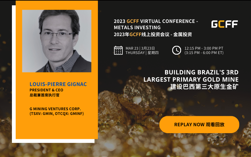 Brazil's Large Primary Gold Mine - G Mining Ventures Corp l GCFF