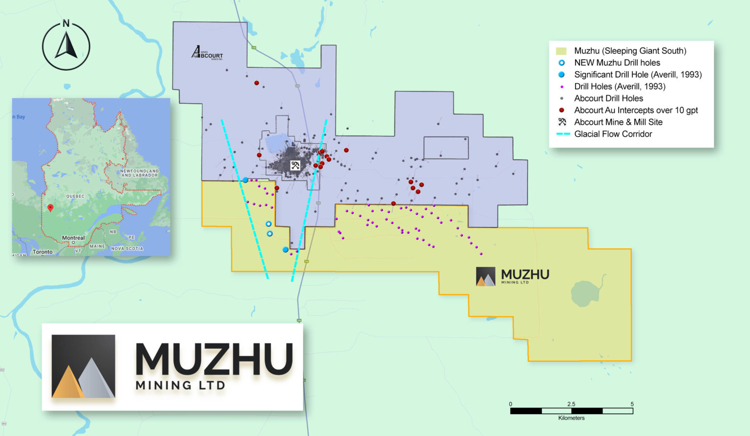 Interest in Sleeping Giant South Project, Quebec, Increases as Muzhu ...